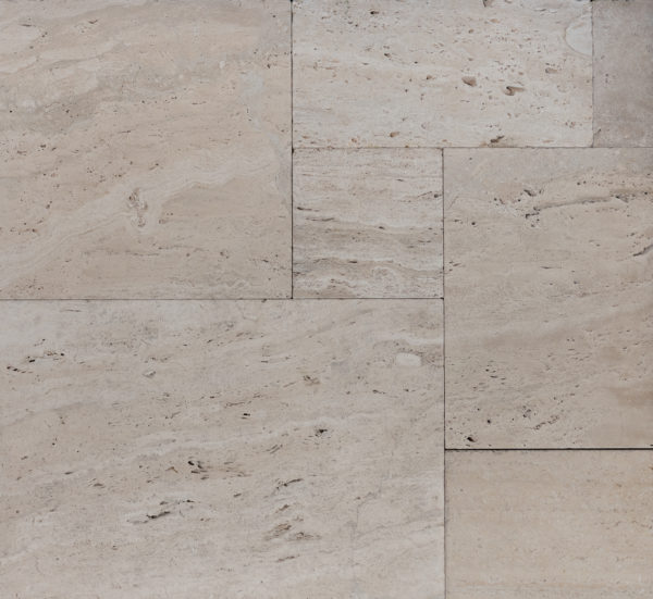 Beige Vein Cut Tumbled Paver - Solstice Stone