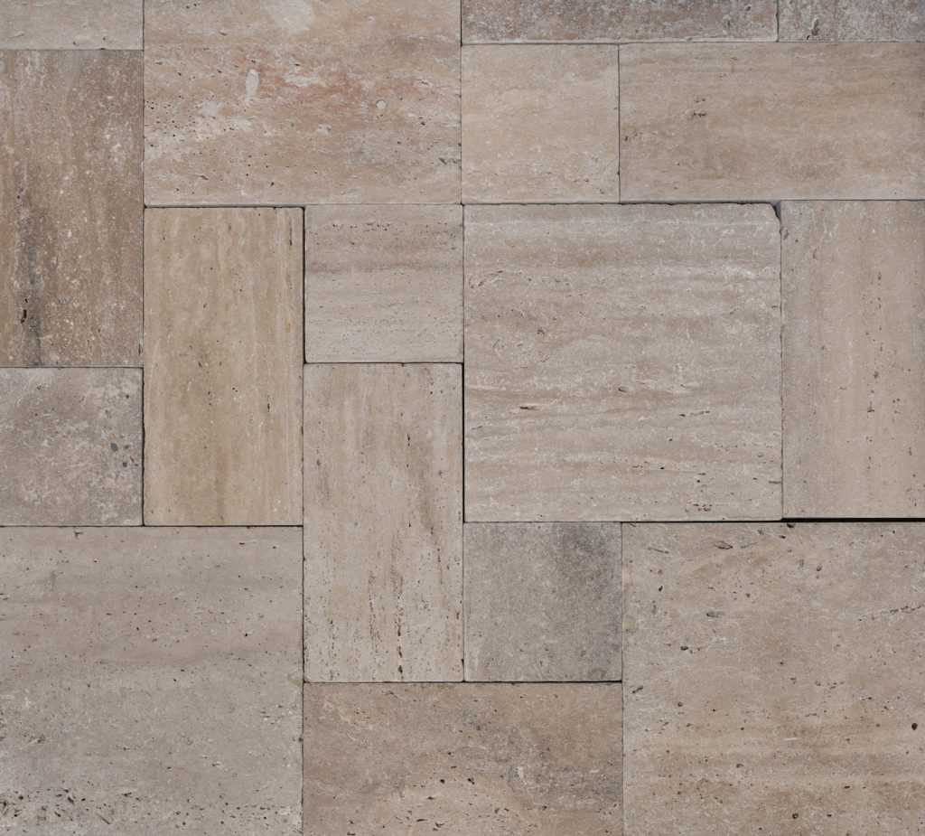 Mocha Vein Cut Tumbled Paver - Solstice Stone