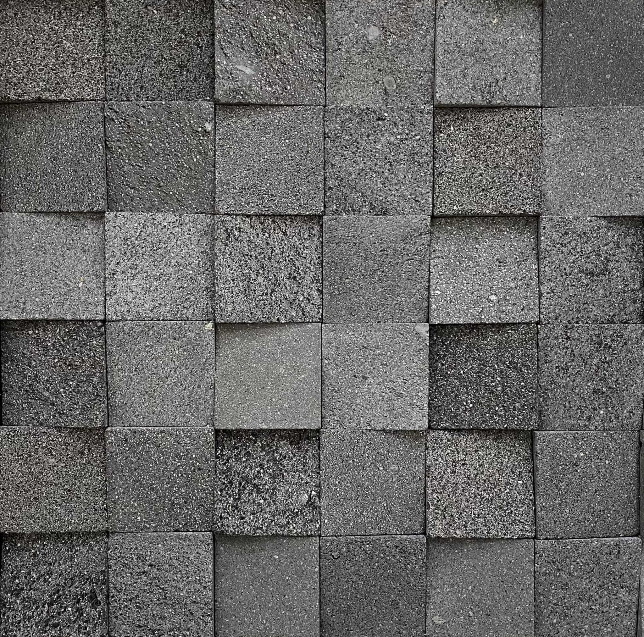 V Squares Temple Lava Honed - Solstice Stone